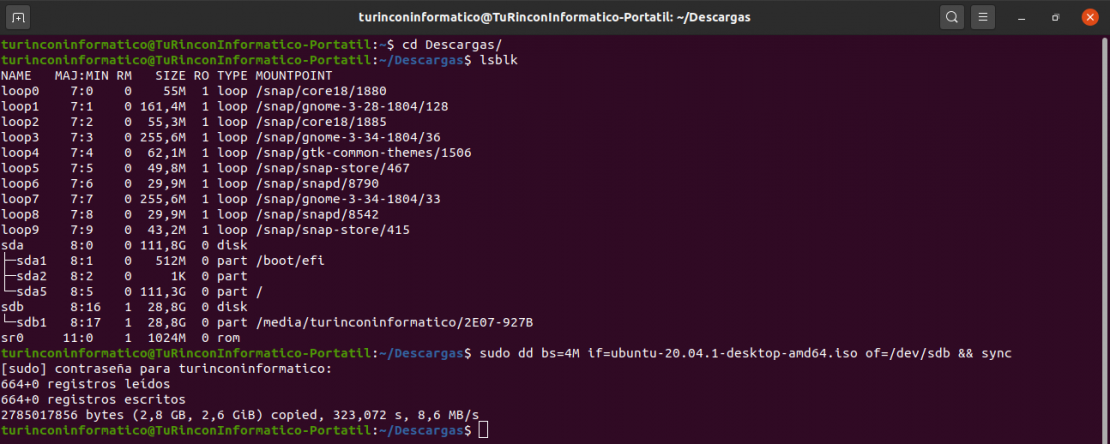 Crear USB booteable en Linux Tu Rincón Informático